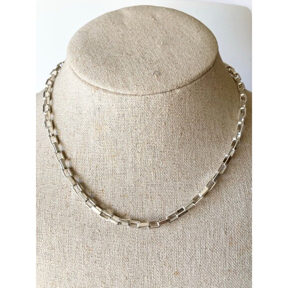 Stampd | Jewelry | 925 Italy Sterling Silver Rectangular Link Chain ...